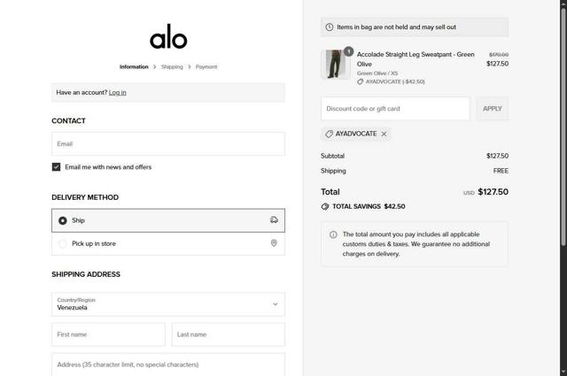 Alo Yoga Promo Codes (6 Verified) - 25% Off w/Code Sep 2025