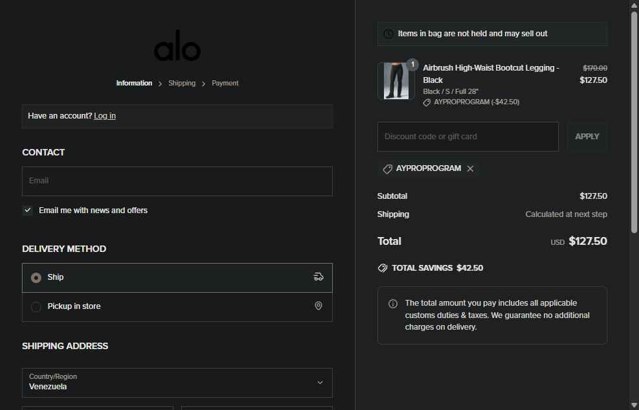 Alo Yoga Discount Codes (7 Verified) - 25% Off May 2025
