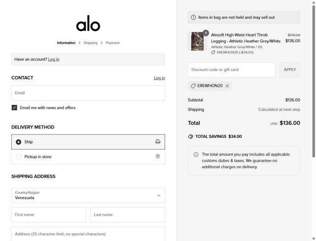 Alo Yoga Promo Codes (9 Verified) - 25% Off w/Code Jun 2025