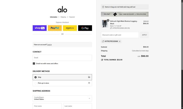 Alo Yoga Promo Codes (8 Verified) - 25% Off w/Code Aug 2025