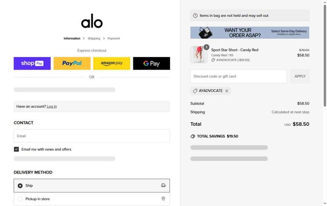 Alo Yoga Discount Codes (8 Verified) - 25% Off May 2025