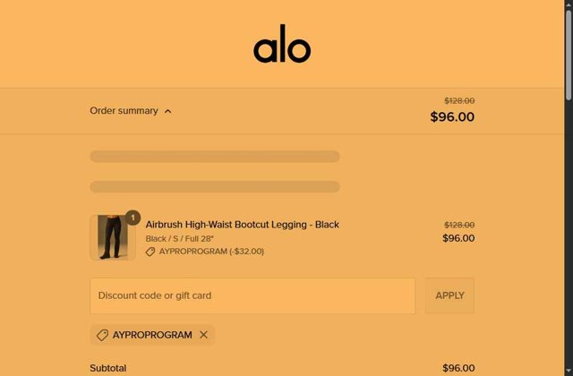 Alo Yoga Promo Codes (8 Verified) - 25% Off w/Code Aug 2025