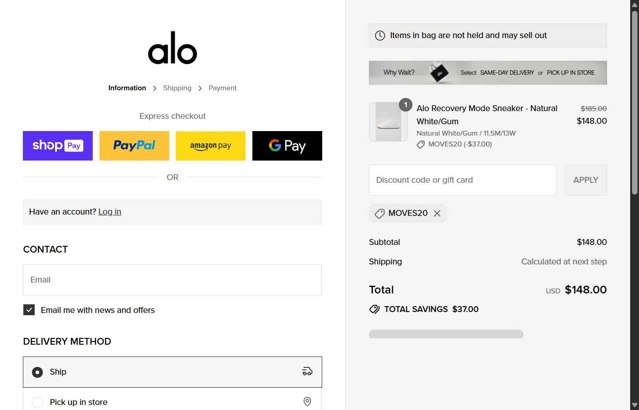 Alo Yoga Promo Codes (8 Verified) - 25% Off w/Code Jul 2025