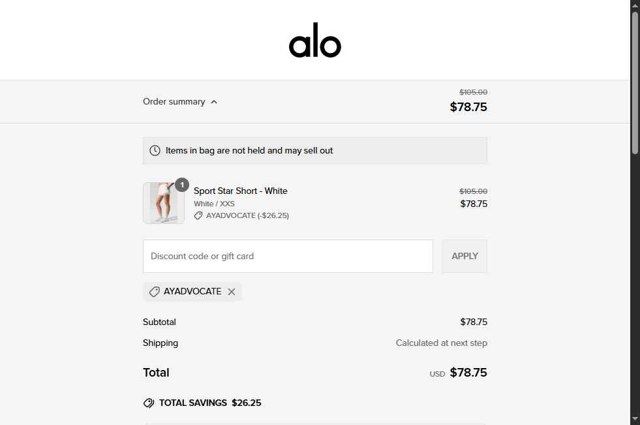 Alo Yoga Promo Codes (8 Verified) - 25% Off w/Code May 2025