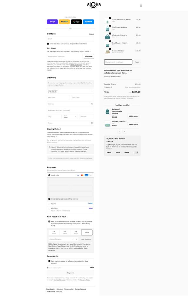 ALOHA Collection Promo Codes - 20% Off Oct 2025