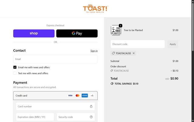 Toast! Promo Codes - 20% Off Coupons Oct 2025