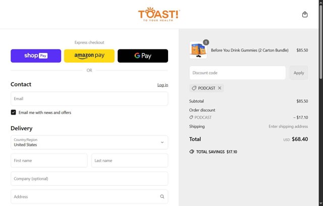 Toast! Discount Codes - 20% Off (9 Verified) Jun 2025