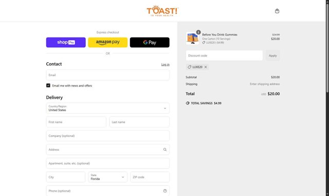 Toast! Discount Codes - 20% Off (9 Verified) Jun 2025