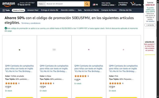 Amazon Promo Codes (10 Verified) - 50% Off w/Code May 2025