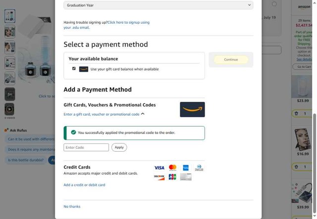 Amazon Promo Codes (10 Verified) - $130 Off w/Code Jul 2025