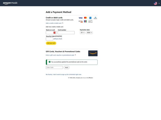 Amazon Music Unlimited Promo Codes - 50% Off Sep 2025