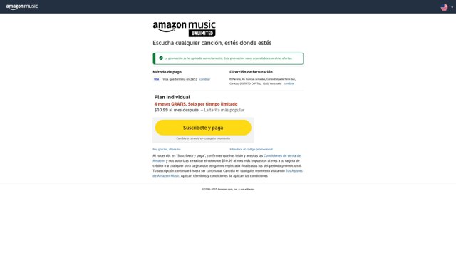 Amazon Music Unlimited Promo Code (2 Verified) - 100% Off Aug 2025