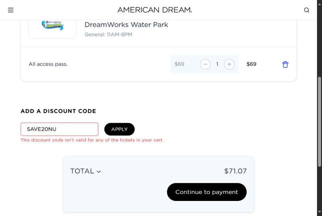 American Dream Promo Codes (1 Verified) - 25% Off Sep 2025