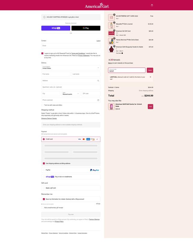 American Girl Promo Codes - 25% Off Coupons Oct 2025