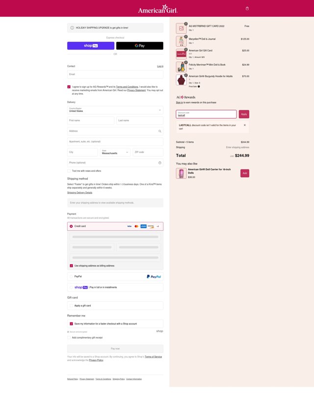 American Girl Promo Codes - 25% Off Coupons Aug 2025