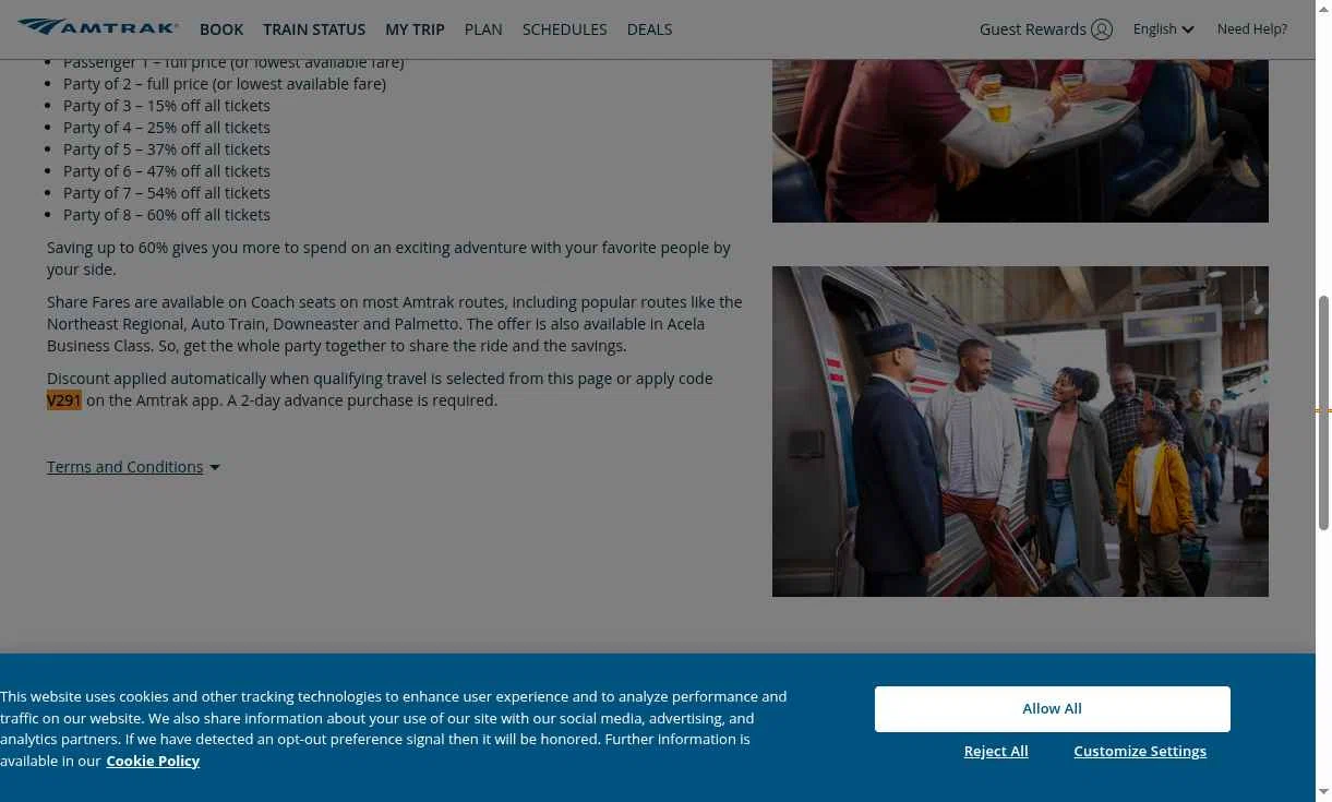 Amtrak Promo Codes (2 Verified) - 50% Off w/Code Oct 2025