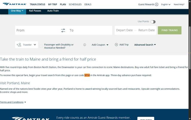 Amtrak Promo Codes (4 Verified) - 60% Off Sitewide Oct 2025