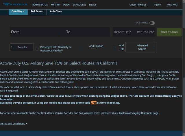 Amtrak Promo Codes (2 Verified) - 50% Off w/Code Oct 2025