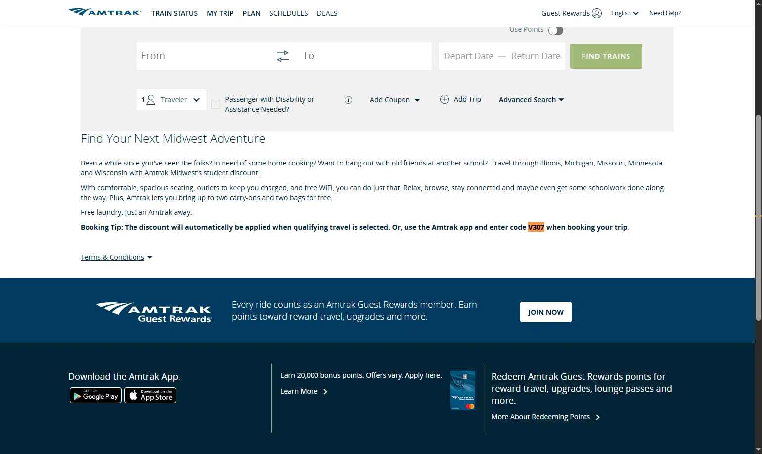 Amtrak Promo Codes - 50% Off (1 Verified) Nov 2025