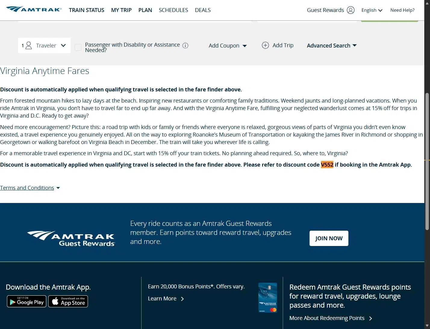 Amtrak Promo Codes - 15% Off (2 Verified) Mar 2026