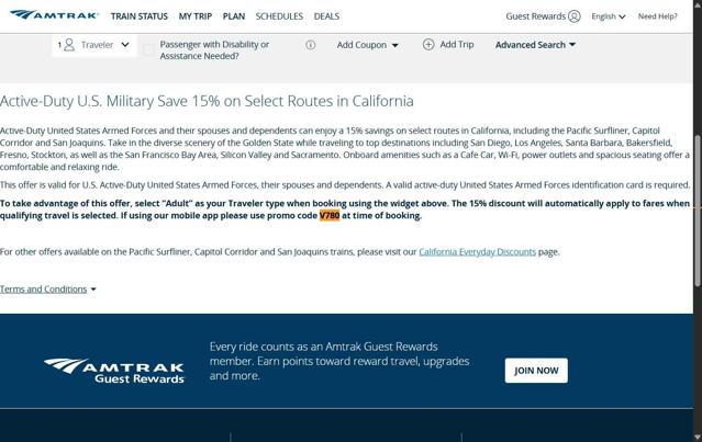Amtrak Promo Codes (2 Verified) - 50% Off w/Code Oct 2025