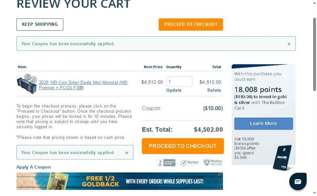 APMEX Discount Codes - $15 Off (2 Verified) Sep 2025