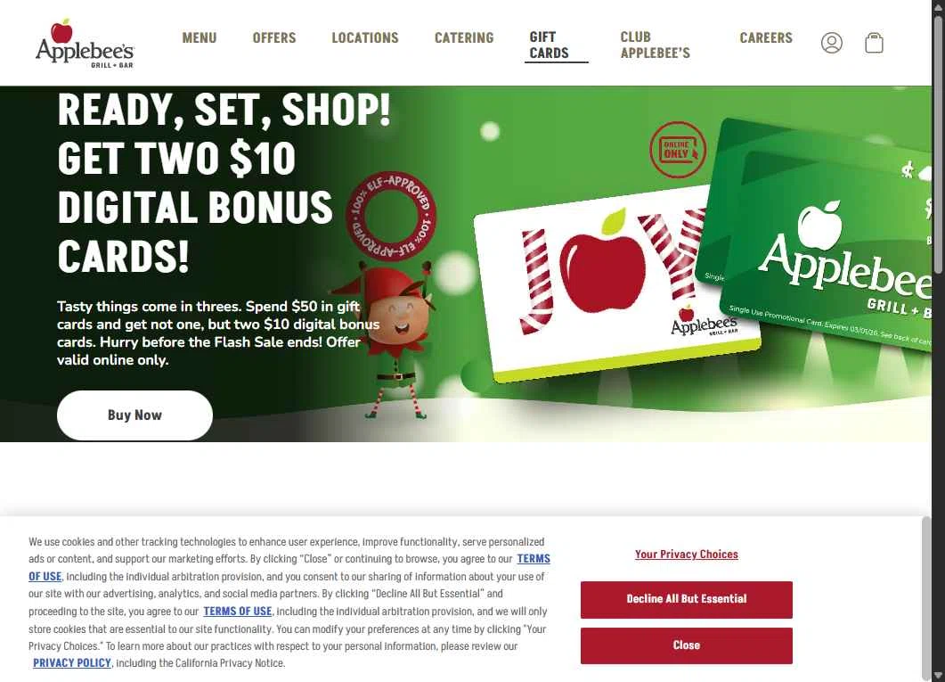 Applebee's Grill & Bar Promo Code - 25% Off Feb 2026