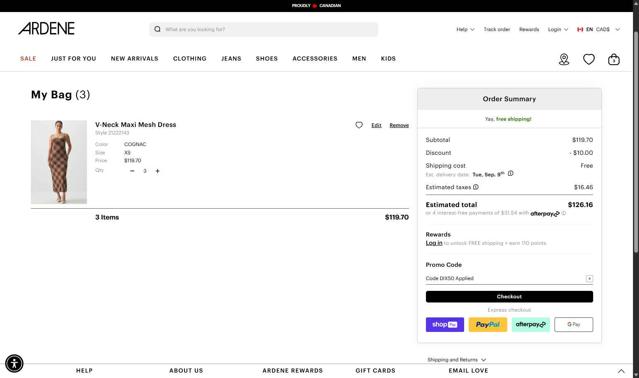 Ardene Discount Codes - 15% Off (6 Verified) Oct 2025