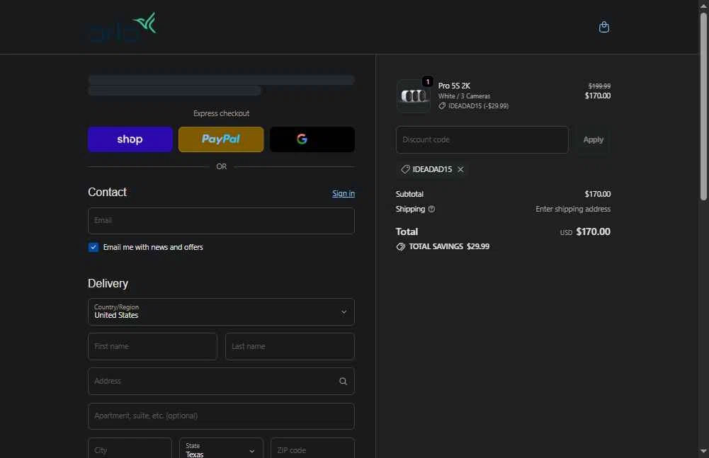 Arlo Promo Codes - 15% Off (6 Verified) Dec 2025