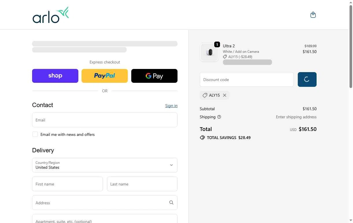 Arlo Promo Codes - 15% Off (4 Verified) Nov 2025