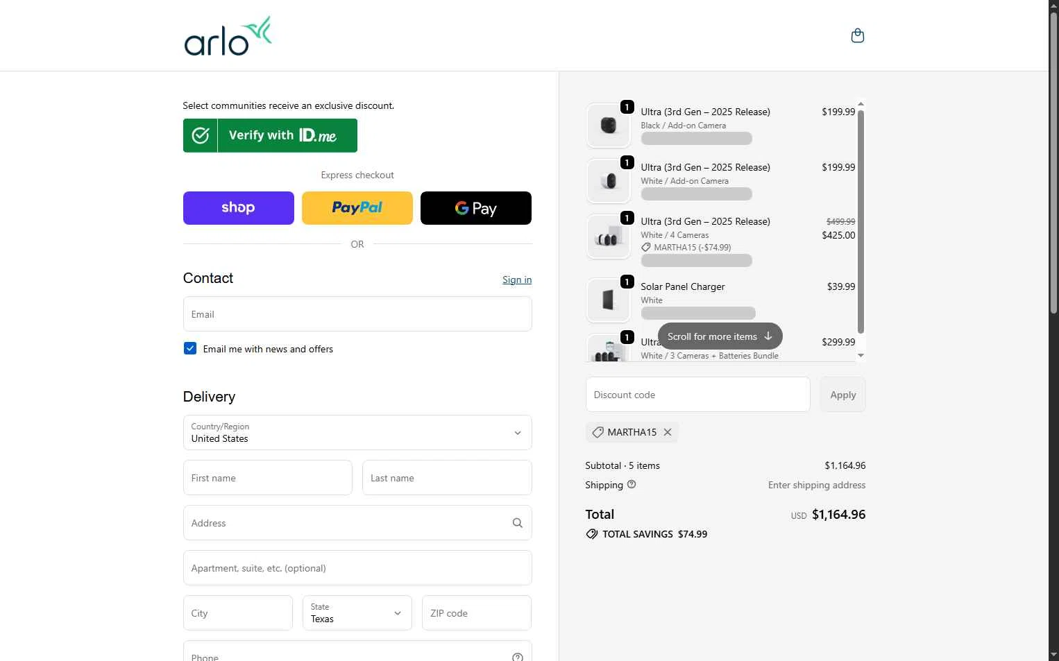 Arlo Promo Codes - 15% Off (7 Verified) Dec 2025