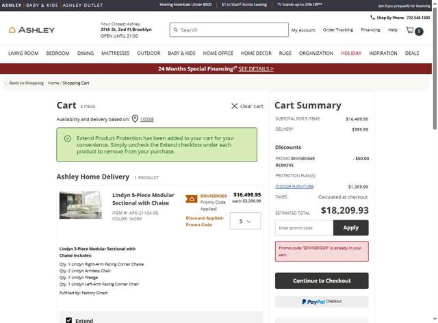 Ashley Discount Codes - 10% Off (3 Verified) Oct 2025