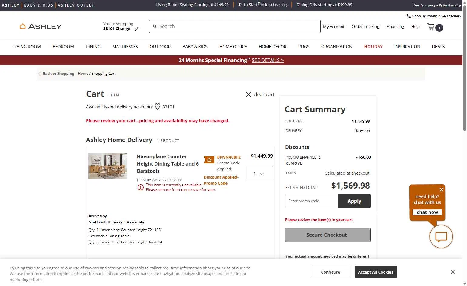 Ashley Promo Codes - $50 Off (2 Verified) Nov 2025