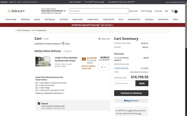 Ashley Discount Codes - 10% Off (3 Verified) Oct 2025