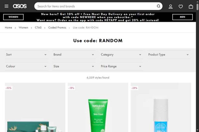 ASOS Promo Codes (3 Verified) - 20% Off + Free Ship Sep 2025