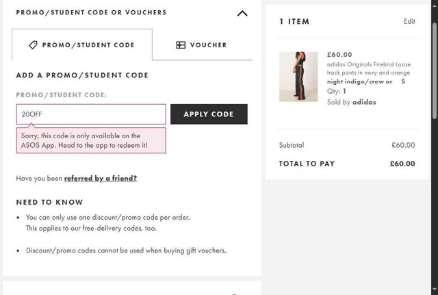 ASOS Promo Codes (3 Verified) - 20% Off Sitewide Jul 2025