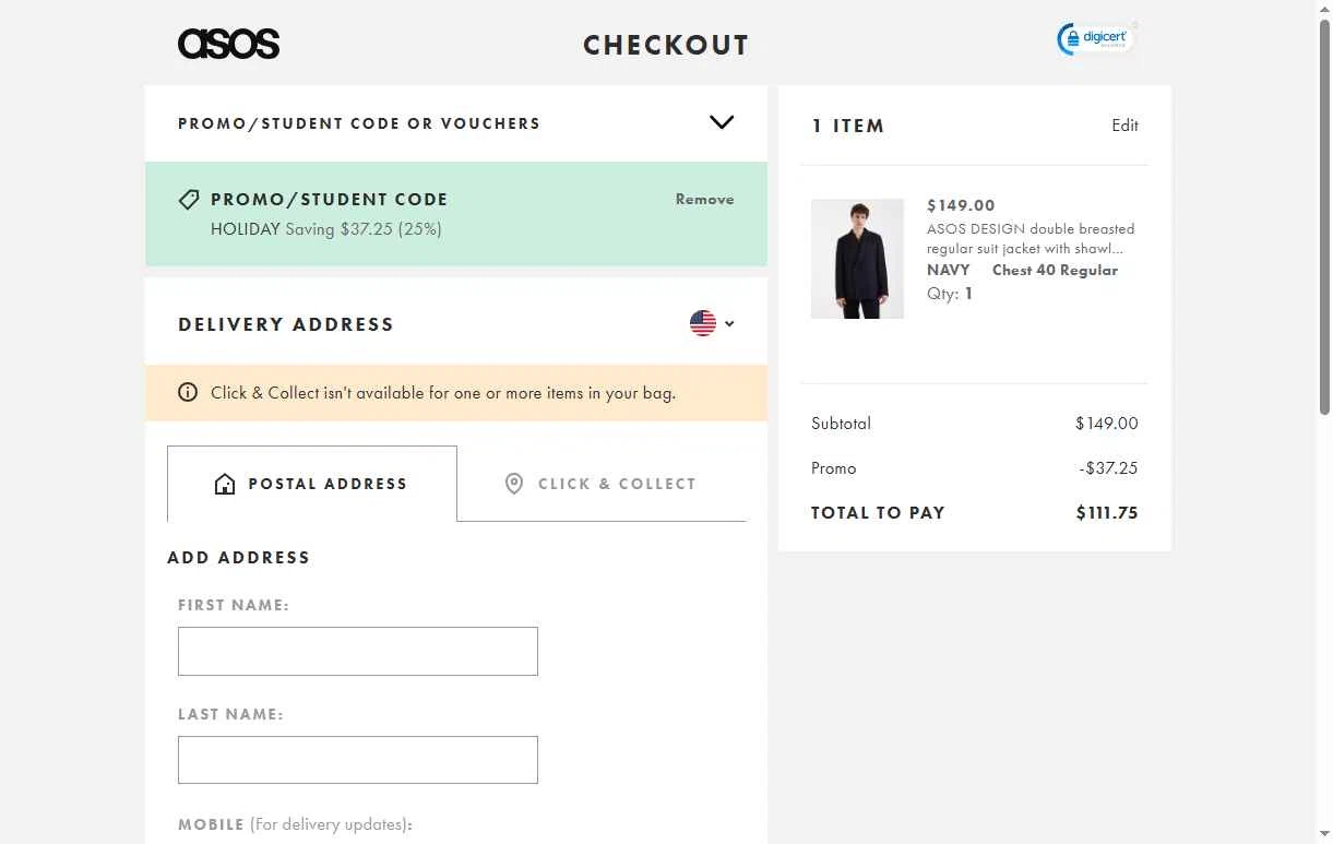 ASOS Promo Codes - 15% Off (3 Verified) Mar 2026