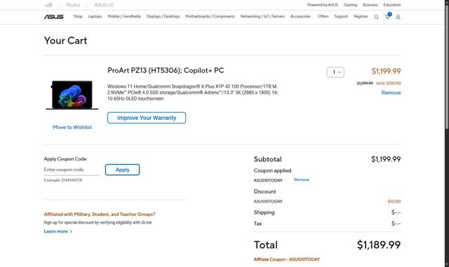 ASUS Discount Codes - $15 Off (2 Verified) Oct 2025