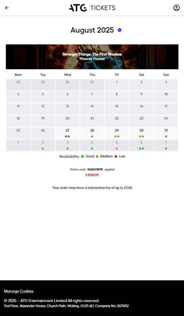 ATG Tickets Promo Codes (3 Verified) - 10% Off Sep 2025