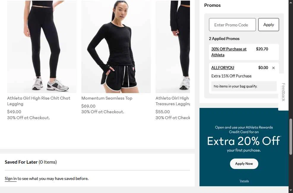 Athleta Promo Codes - 10% Off (7 Verified) Dec 2025