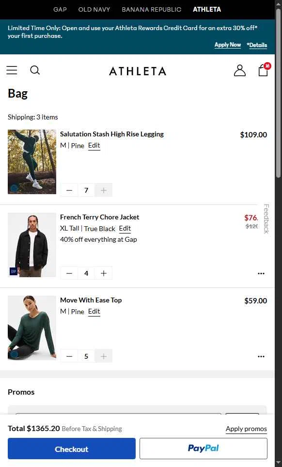 Athleta Promo Codes (11 Verified) - 20% Off w/Code Oct 2025