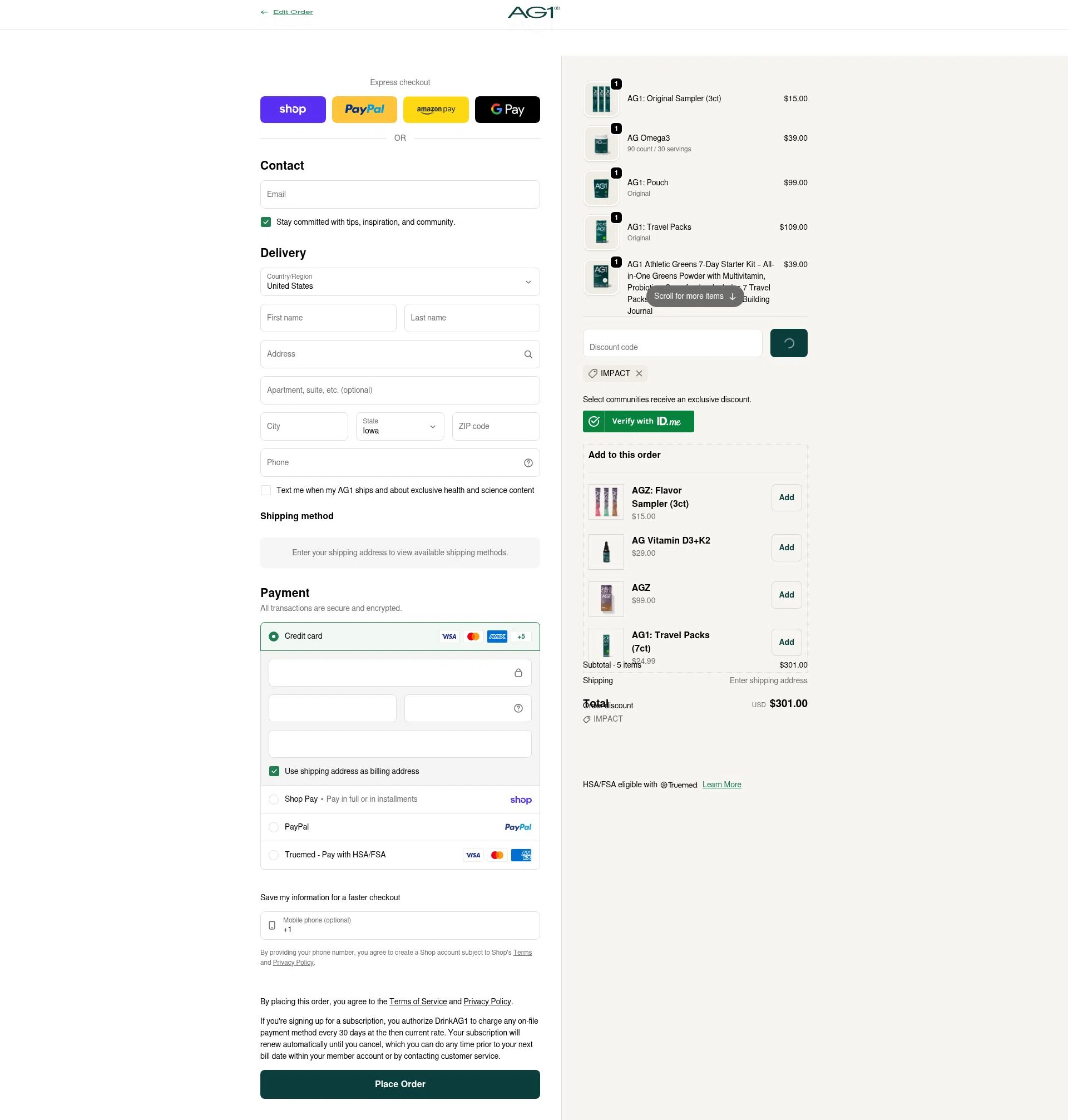 AG1 Promo Codes - 10% Off (11 Verified) Feb 2026