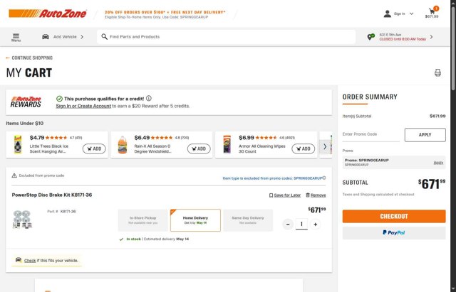 AutoZone Promo Codes (4 Verified) - 20% Off w/Code May 2025