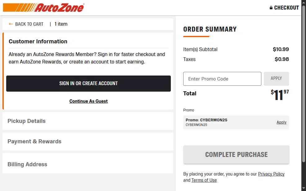 AutoZone Promo Codes - 20% Off (3 Verified) Dec 2025
