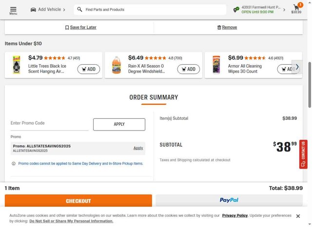 AutoZone Promo Codes (3 Verified) - 20% Off w/Code Jul 2025