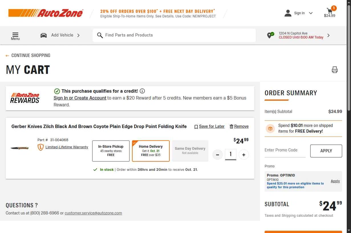 AutoZone Promo Codes (2 Verified) - $10 Off w/Code Oct 2025