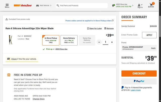 AutoZone Promo Codes (4 Verified) - 20% Off w/Code May 2025