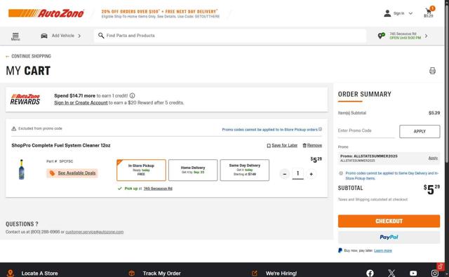 AutoZone Promo Codes (2 Verified) - $10 Off w/Code Oct 2025