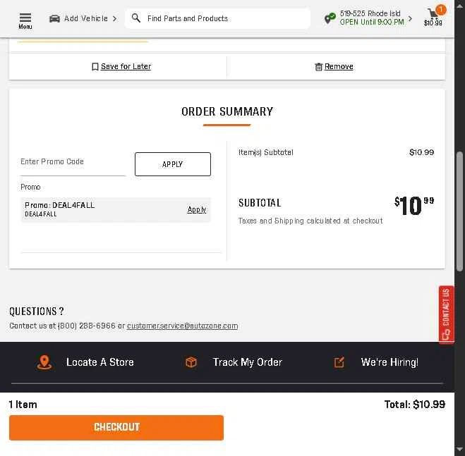 AutoZone Promo Codes (3 Verified) - 20% Off w/Code Oct 2025