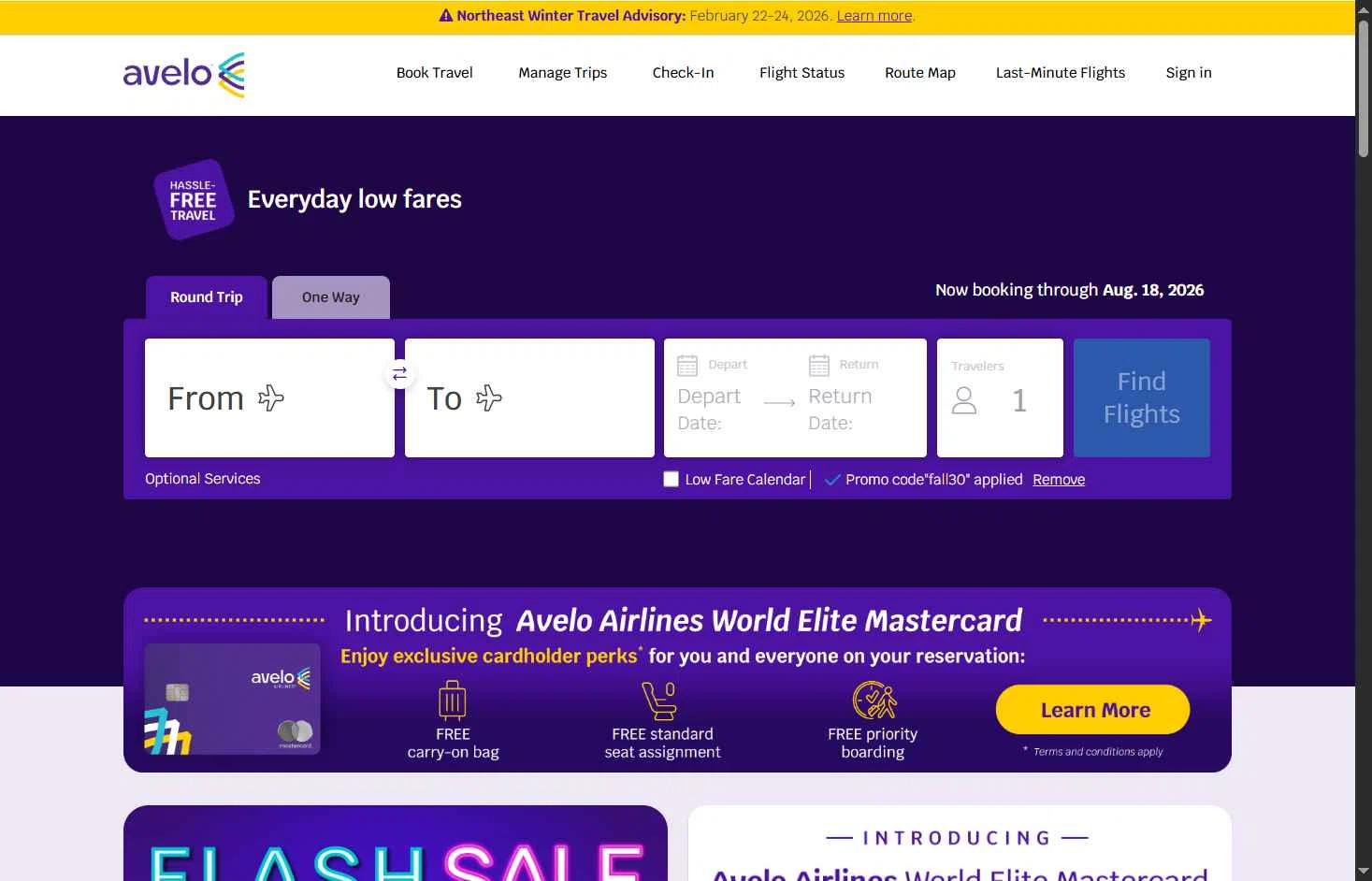 Avelo Airlines Promo Code - 45% Off (Verified) Mar 2026